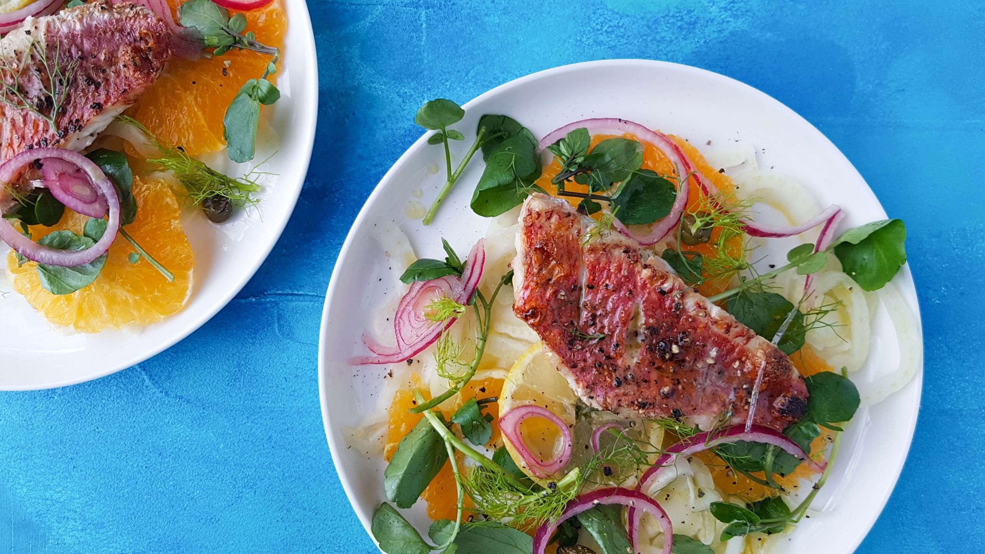 Dish of the Week: A light and tasty Red Mullet, Orange and Fennel Salad ...